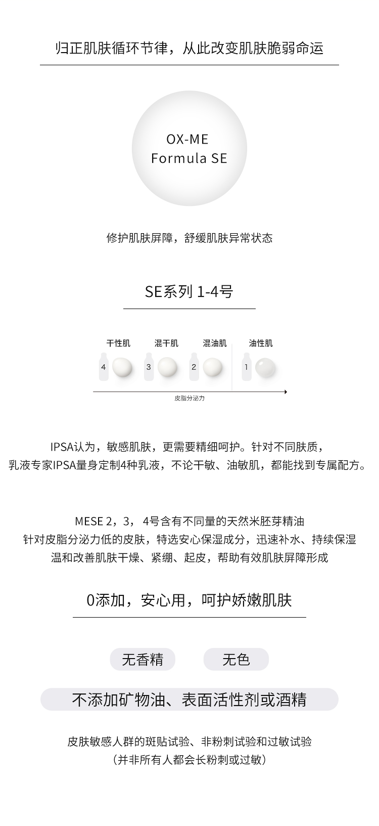 自律乳 - IPSA ME系列 - 自律循环乳 - SE系列 - IPSA茵芙莎中国官网